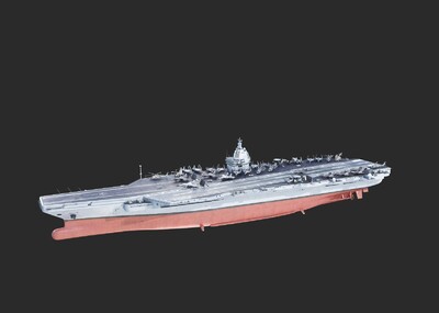 PBR 带机库模型-军舰模型库-3ds Max(.max)模型下载-cg模型网