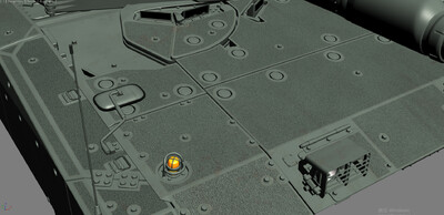 豹2SG主战坦克 含坦克兵模型-装甲车／坦克模型库-3ds Max(.max)模型下载-cg模型网