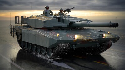 豹2SG主战坦克 含坦克兵模型-装甲车／坦克模型库-3ds Max(.max)模型下载-cg模型网