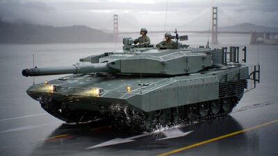 豹2SG主战坦克 含坦克兵模型-装甲车／坦克模型库-3ds Max(.max)模型下载-cg模型网