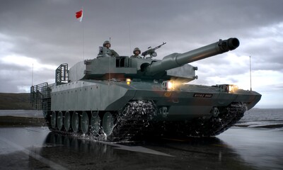 豹2SG主战坦克 含坦克兵模型-装甲车／坦克模型库-3ds Max(.max)模型下载-cg模型网