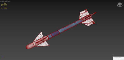 AGM-122 导弹模型-火炮器械模型库-3ds Max(.max)模型下载-cg模型网