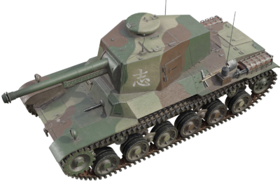 三式中型坦克 Type 3 Medium_其实我是DD作品_车辆装甲车／坦克车辆装甲车／坦克_cg模型网