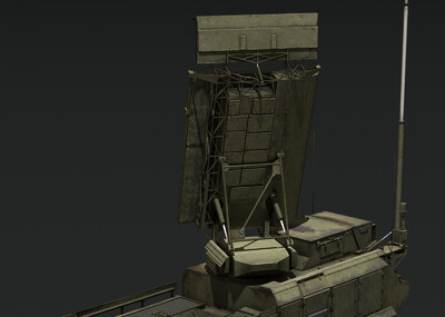 次时代写实俄罗斯9S18预警搜索雷达探测车模型模型-装甲车／坦克模型库-3ds Max(.max)模型下载-cg模型网