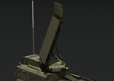 次时代写实俄罗斯9S18预警搜索雷达探测车模型模型-装甲车／坦克模型库-3ds Max(.max)模型下载-cg模型网