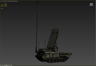 次时代写实俄罗斯9S18预警搜索雷达探测车模型模型-装甲车／坦克模型库-3ds Max(.max)模型下载-cg模型网