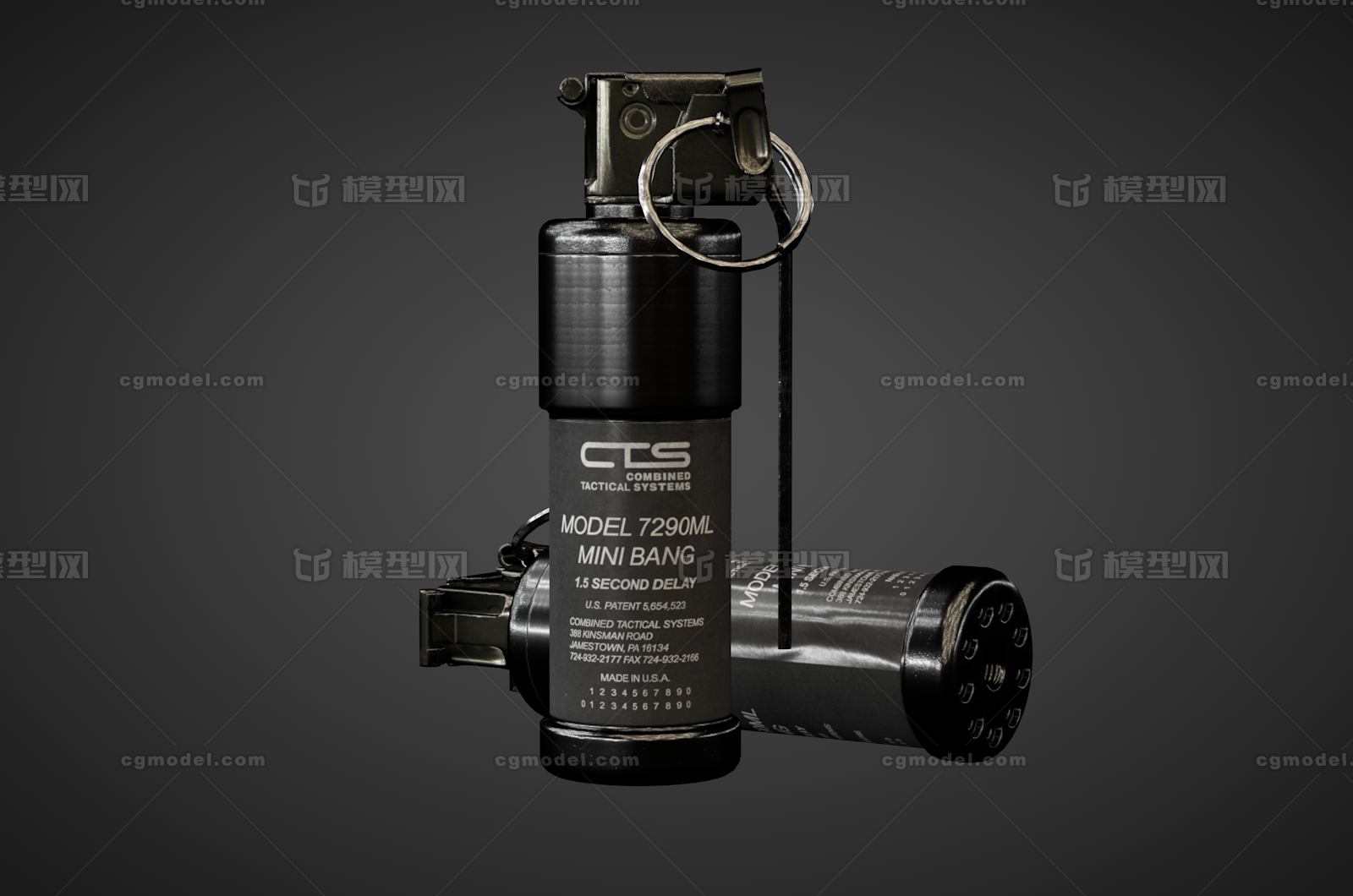 次世代 PBR模型-火炮器械模型库-Cinema 4D(.c4d)模型下载-cg模型网