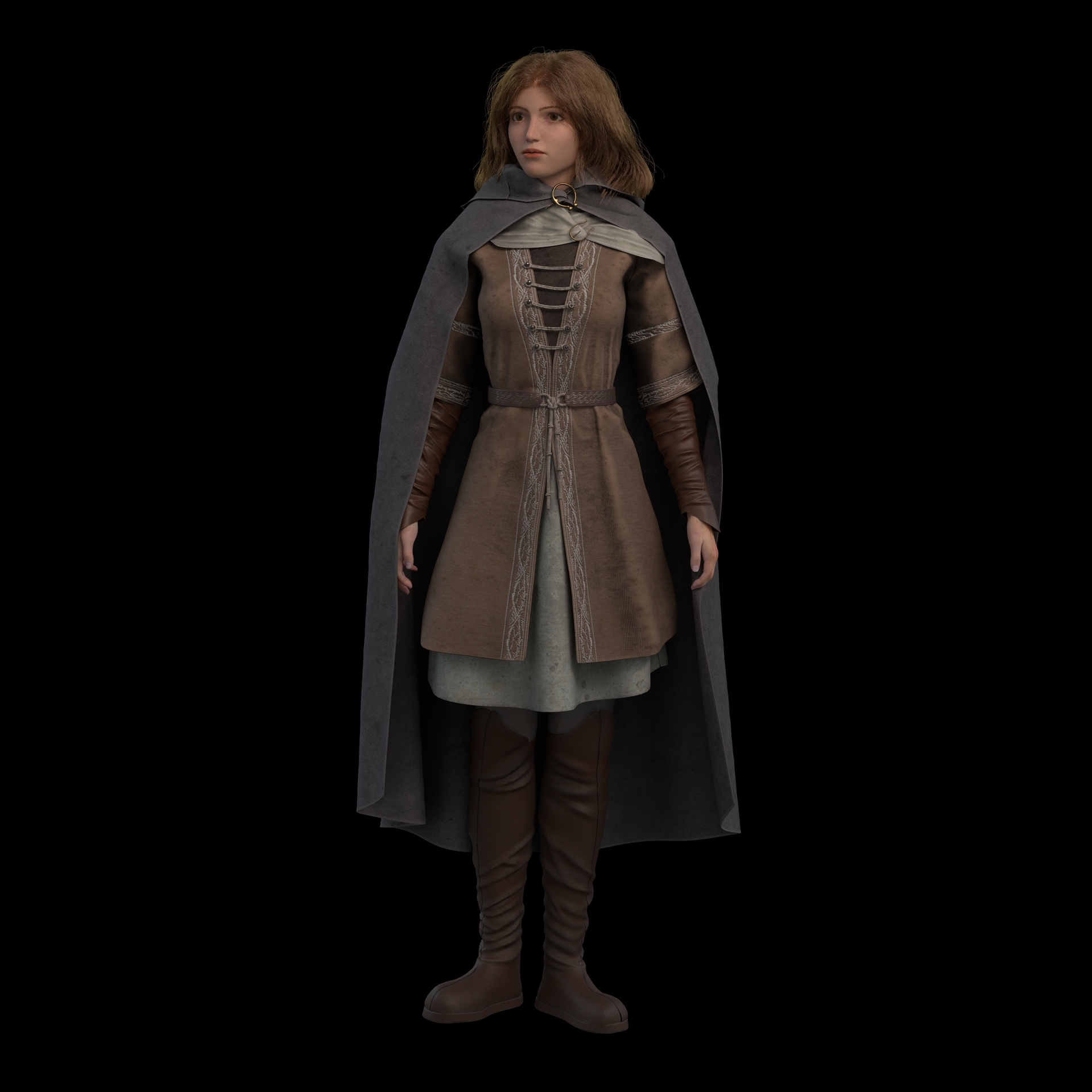 没刺青双目完好的梅琳娜模型 - 角色/人物/生物 - 作品模型 - CG模型网