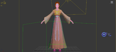 次时代 古装汉服美女模型-女人模型库-3ds Max(.max)模型下载-cg模型网