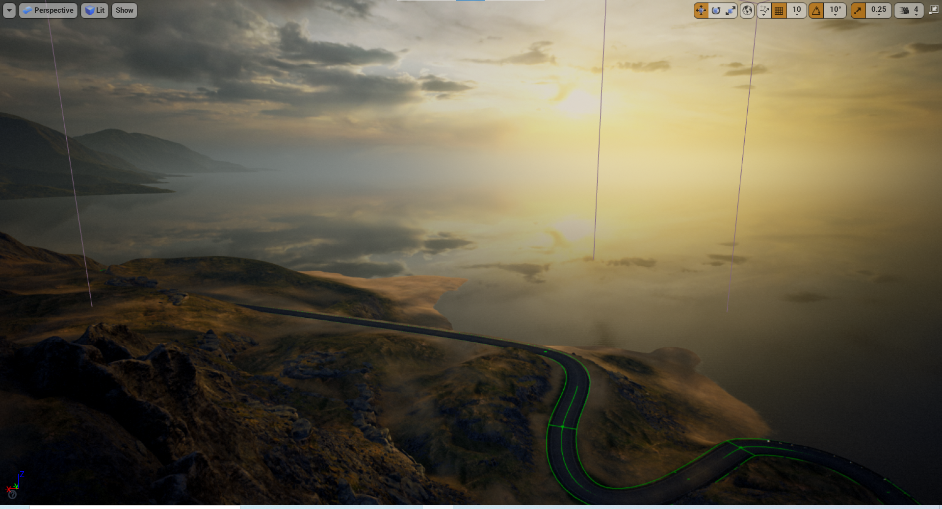 UE5山地场景模型 - 场景/空间/建筑 - 作品模型 - CG模型网