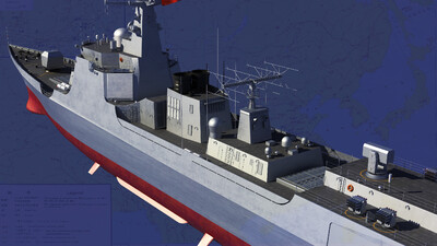 驱逐舰-052D-经典战舰模型-军舰模型库-3ds Max(.max)模型下载-cg模型网
