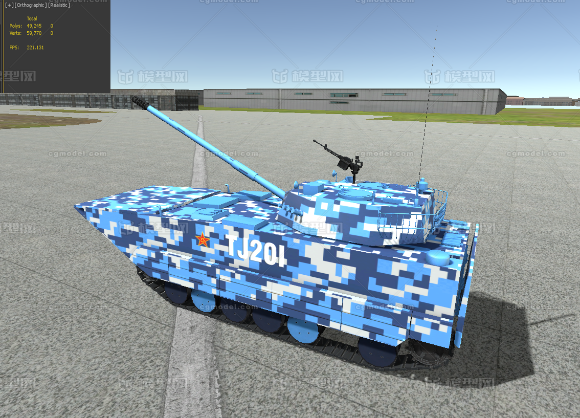 ztd05两栖突击车模型-其他器械模型库-3ds Max(.max)模型下载-cg模型网