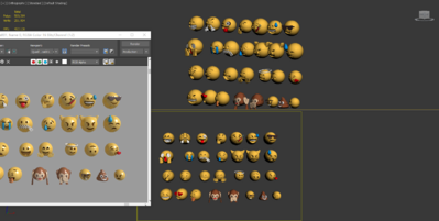 Emoji表情包3D模型 表情包模型-黄色模型库-STL(.stl)模型下载-cg模型网