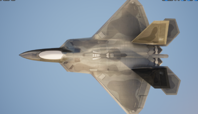 F22 F-22战斗机模型-军用飞机模型库-Maya(.ma/.mb)模型下载-cg模型网