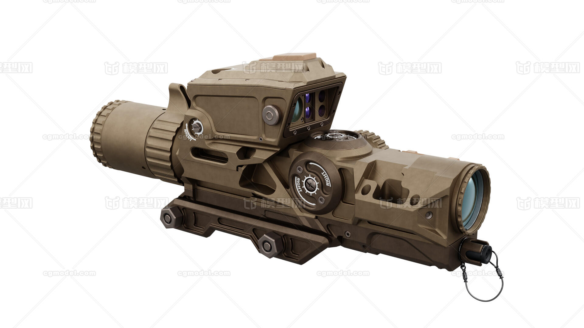 Vortex NGSW-FC模型-枪械模型模型库-Blender(.blend)模型下载-cg模型网