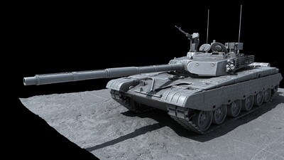 中国人民解放军ZTZ-98主战坦克模型-装甲车／坦克模型库-3ds Max(.max)模型下载-cg模型网