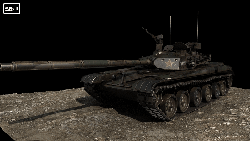 中国人民解放军ZTZ-98主战坦克模型-装甲车／坦克模型库-3ds Max(.max)模型下载-cg模型网