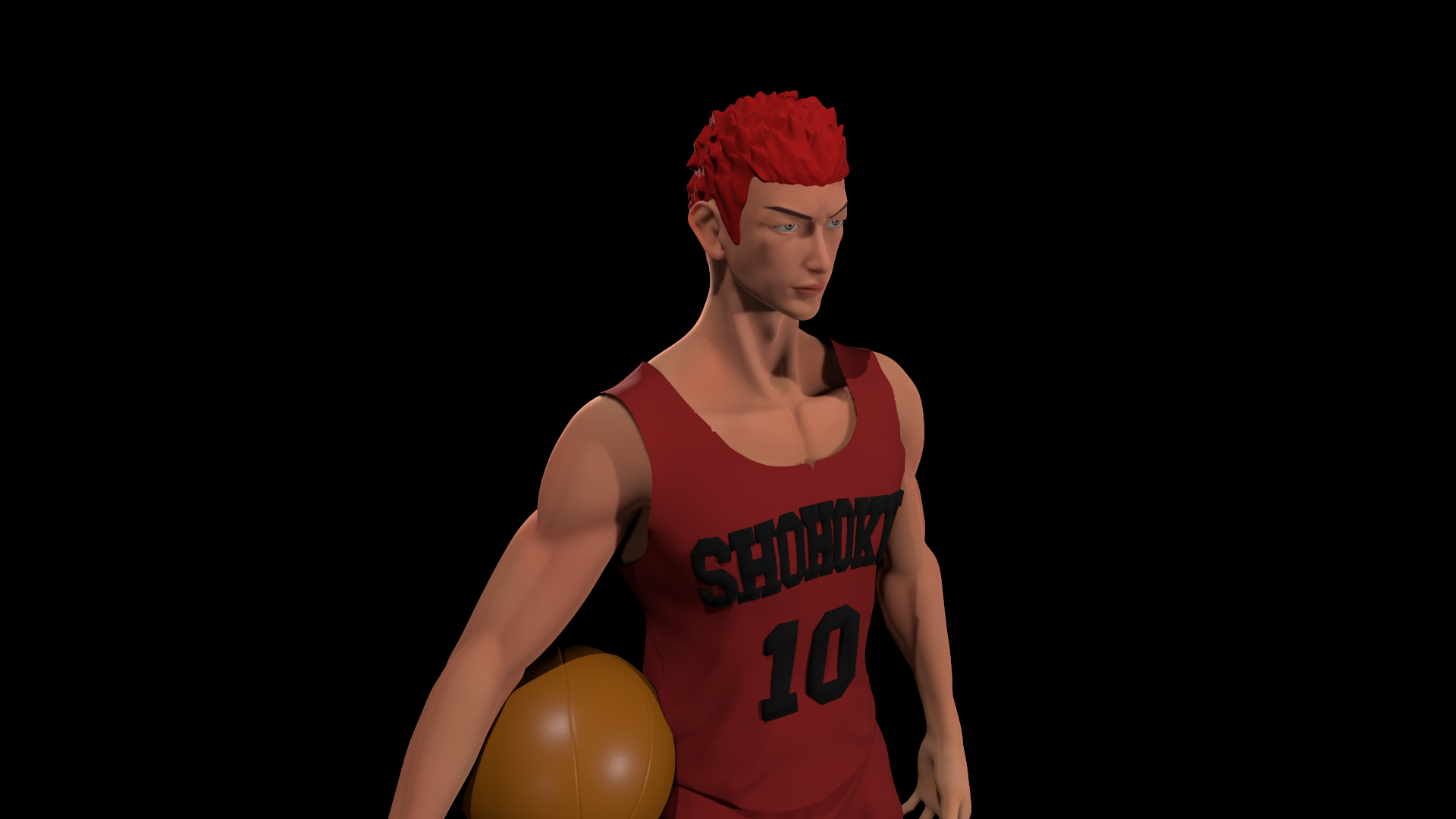 天才樱木花道模型 - 角色/人物/生物 - 作品模型 - CG模型网