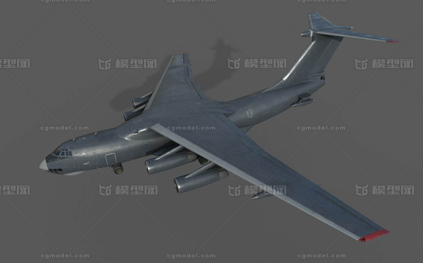 IL78 运输机模型-军用飞机模型库-3ds Max(.max)模型下载-cg模型网