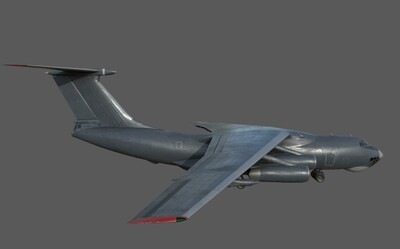 IL78 运输机模型-军用飞机模型库-3ds Max(.max)模型下载-cg模型网