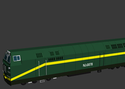 C38AChe 青藏火车模型-火车/轨道车模型库-3ds Max(.max)模型下载-cg模型网
