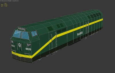 C38AChe 青藏火车模型-火车/轨道车模型库-3ds Max(.max)模型下载-cg模型网