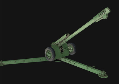 PL96式122毫米榴弹炮 中国PL-96式122毫米牵引式模型-火炮器械模型库-3ds Max(.max)模型下载-cg模型网