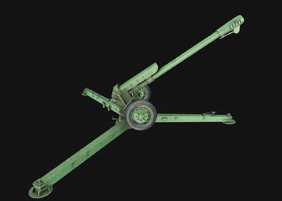 PL96式122毫米榴弹炮 中国PL-96式122毫米牵引式模型-火炮器械模型库-3ds Max(.max)模型下载-cg模型网