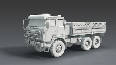 陕汽2190 SX2190模型-货运车模型库-3ds Max(.max)模型下载-cg模型网