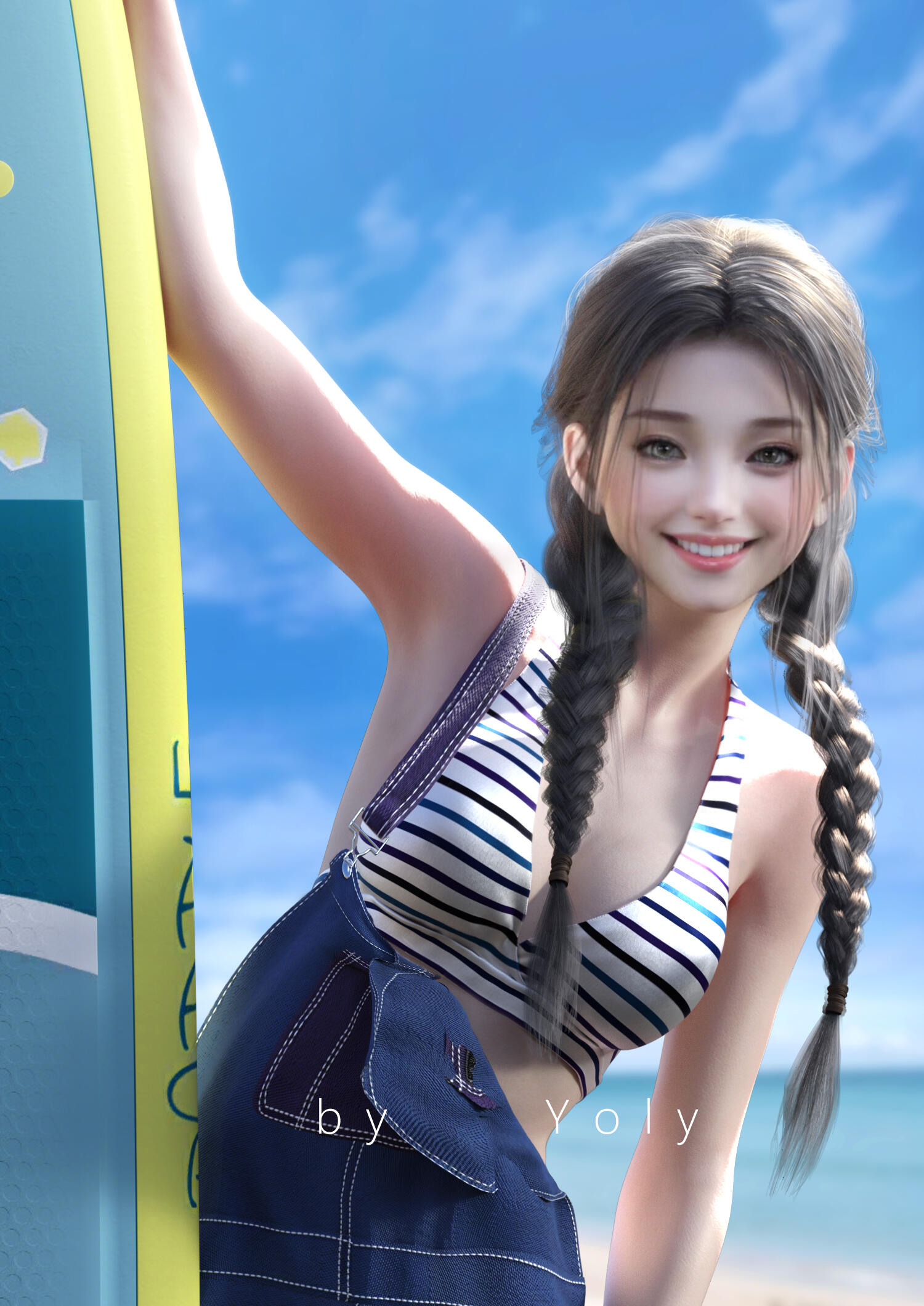 Yoly 莜莉 #062模型 - 角色/人物/生物 - 作品模型 - CG模型网