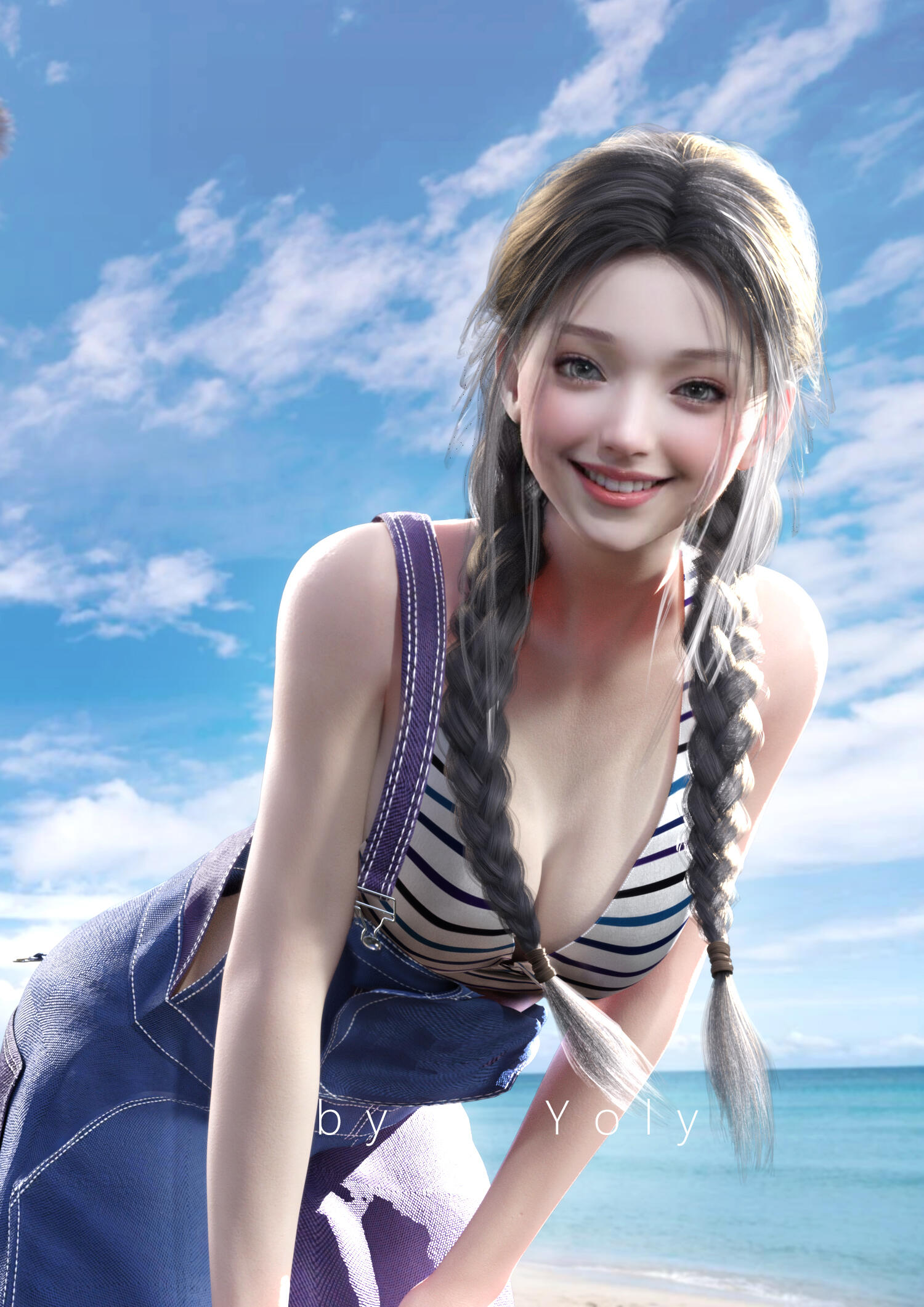 Yoly 莜莉 #062模型 - 角色/人物/生物 - 作品模型 - CG模型网