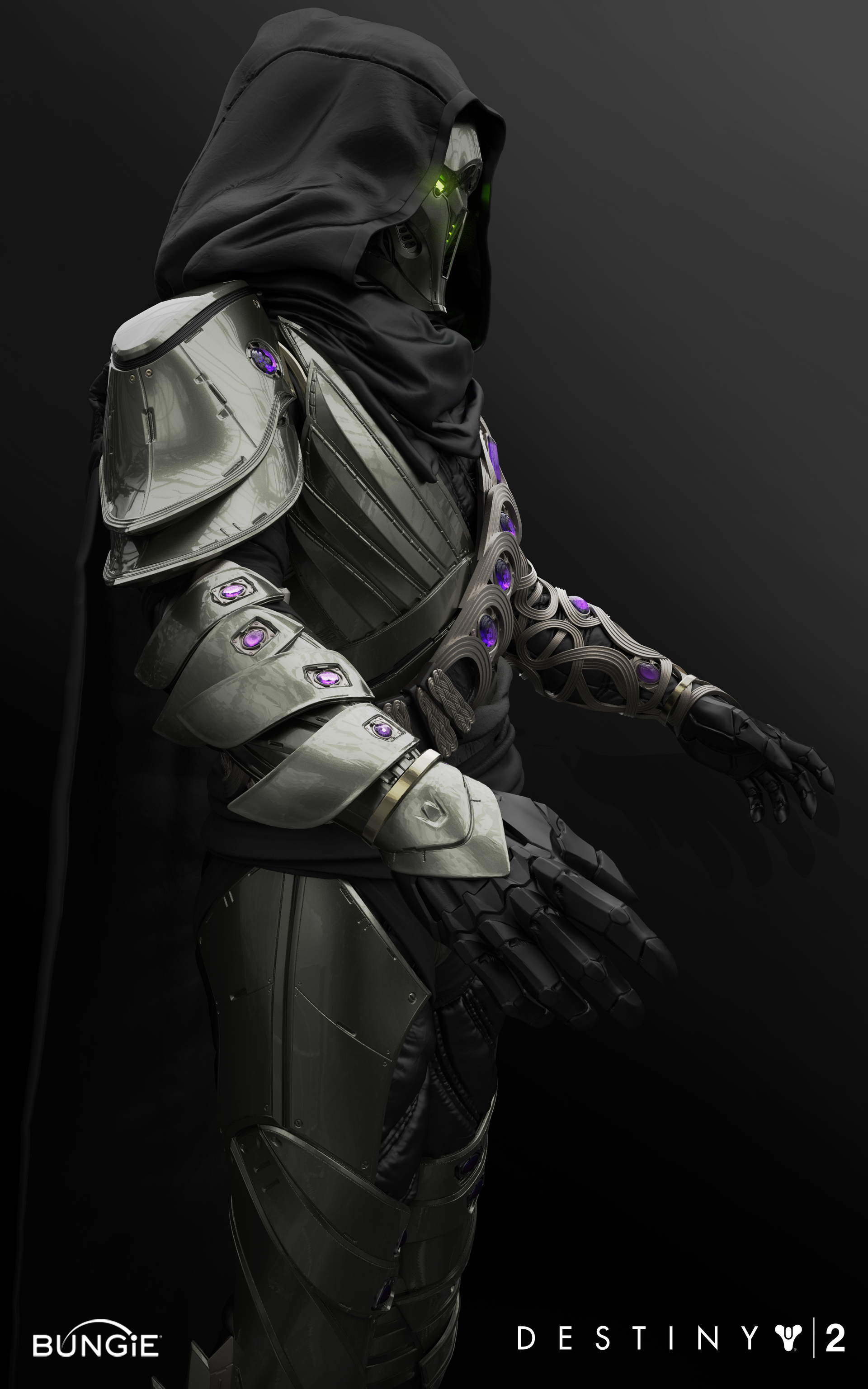 Destiny 2(命运2)：Hunter Crown of Sorrow armor模型 - 角色/人物/生物 - 作品模型 - CG模型网