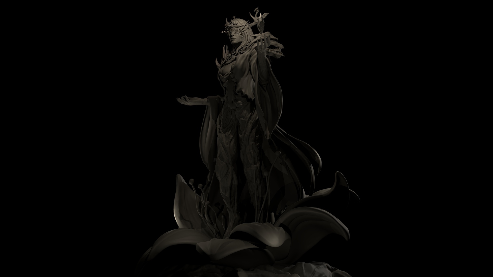 森林女王 forest queen模型 - 角色/人物/生物 - 作品模型 - CG模型网