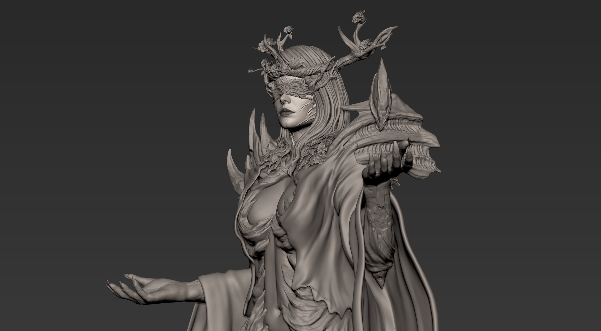 森林女王 forest queen模型 - 角色/人物/生物 - 作品模型 - CG模型网
