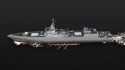 055驱逐舰 055型驱逐舰模型-军舰模型库-OBJ(.obj/.mtl)模型下载-cg模型网