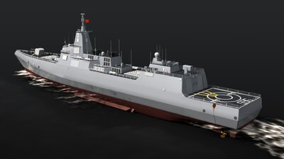 055驱逐舰 055型驱逐舰模型-军舰模型库-OBJ(.obj/.mtl)模型下载-cg模型网