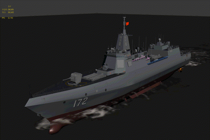 055驱逐舰 055型驱逐舰模型-军舰模型库-OBJ(.obj/.mtl)模型下载-cg模型网