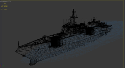 055驱逐舰 055型驱逐舰模型-军舰模型库-OBJ(.obj/.mtl)模型下载-cg模型网