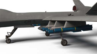 CH-5无人机PBR材质 彩虹5无人机模型-军用飞机模型库-3ds Max(.max)模型下载-cg模型网