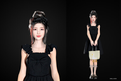 【美女名模】Danie模型-女人模型库-Maya(.ma/.mb)模型下载-cg模型网