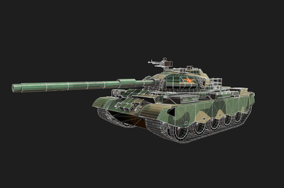 PBR 59式中型坦克模型-装甲车／坦克模型库-3ds Max(.max)模型下载-cg模型网