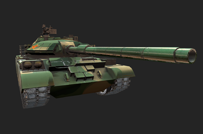 PBR 59式中型坦克模型-装甲车／坦克模型库-3ds Max(.max)模型下载-cg模型网