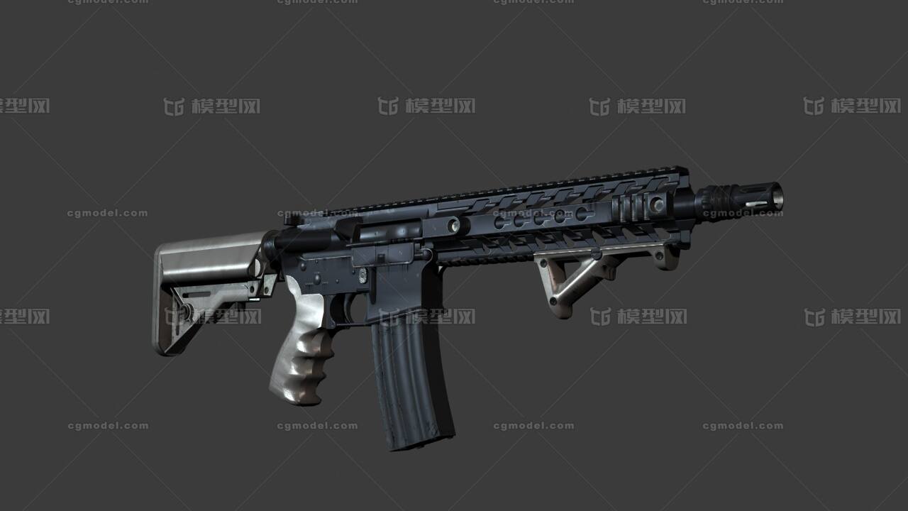 MK18步枪 次世代步枪模型-枪械模型模型库-3ds Max(.max)模型下载-cg模型网