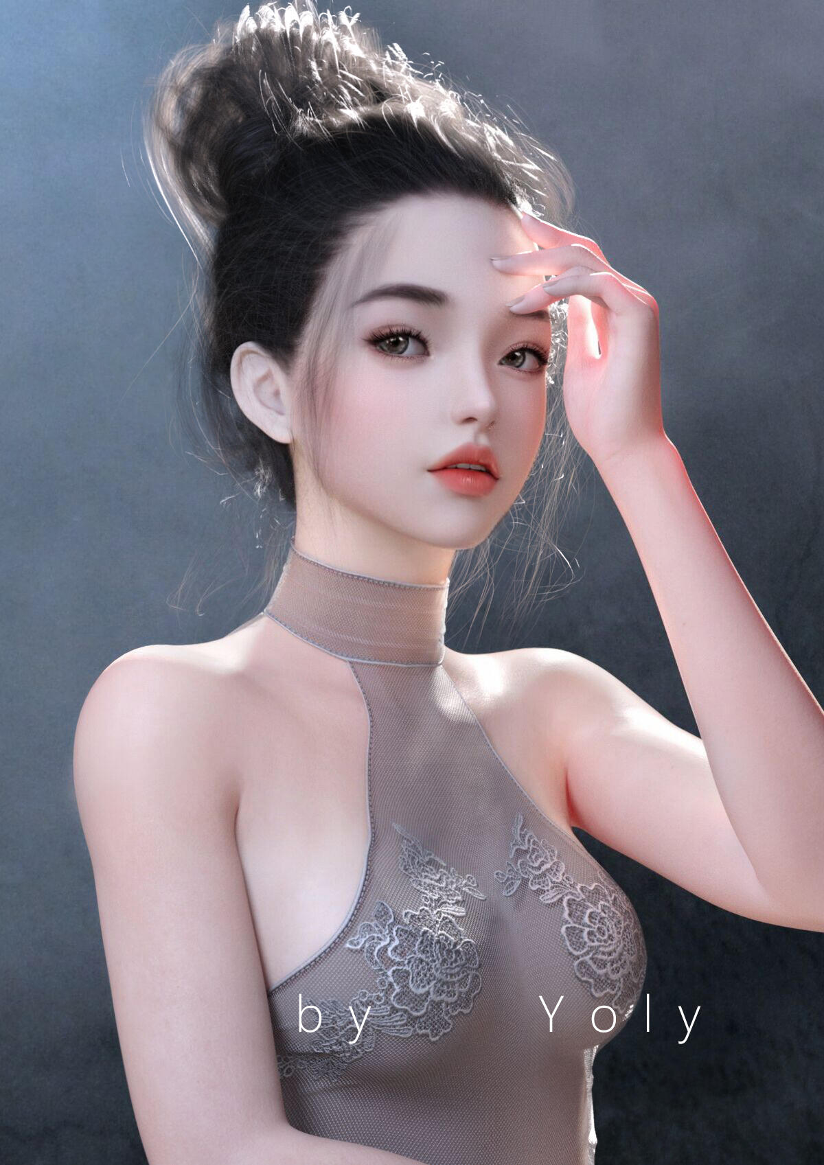 Yoly 莜莉 #068模型 - 角色/人物/生物 - 作品模型 - CG模型网