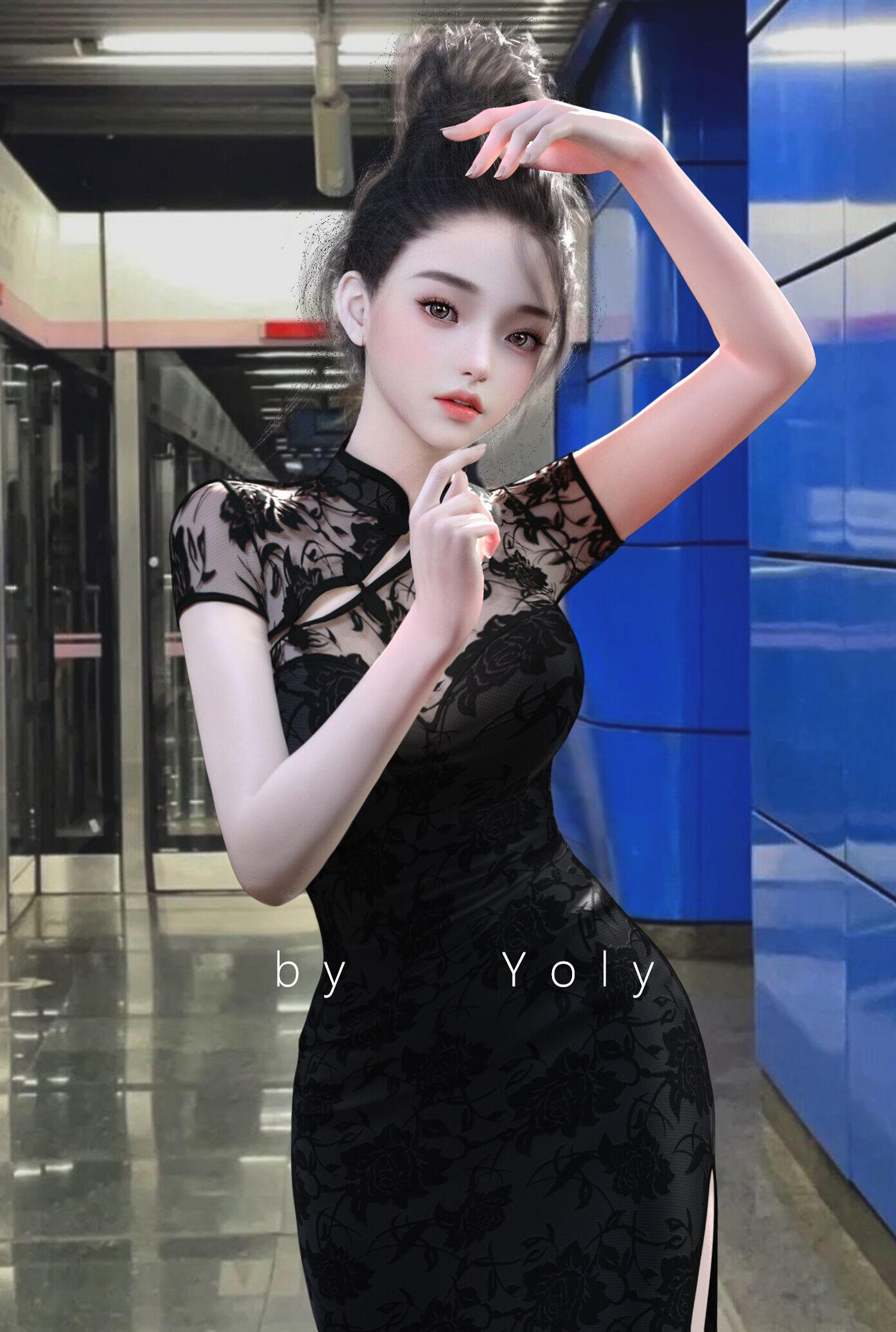 Yoly 莜莉 #068模型 - 角色/人物/生物 - 作品模型 - CG模型网