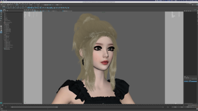 【美女名模】Danie 带绑定模型-女人模型库-Maya(.ma/.mb)模型下载-cg模型网