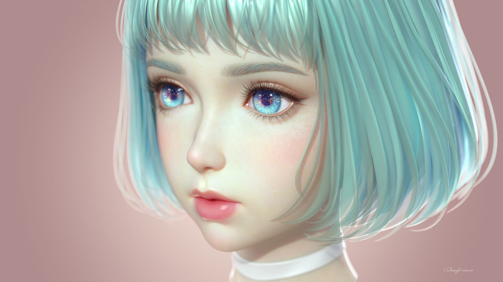 《Lili》数字人 2022（WIP-2.0）模型 - 角色/人物/生物 - 作品模型 - CG模型网