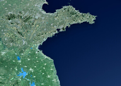 高精度三维地图 华东 长三角 上海山东江_gcwm作品_场景地形场景地形_cg模型网