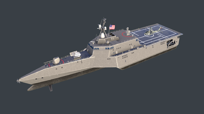 次世代材质美国海军independence独立级独立号LCS模型-军舰模型库-FBX(.fbx)模型下载-cg模型网