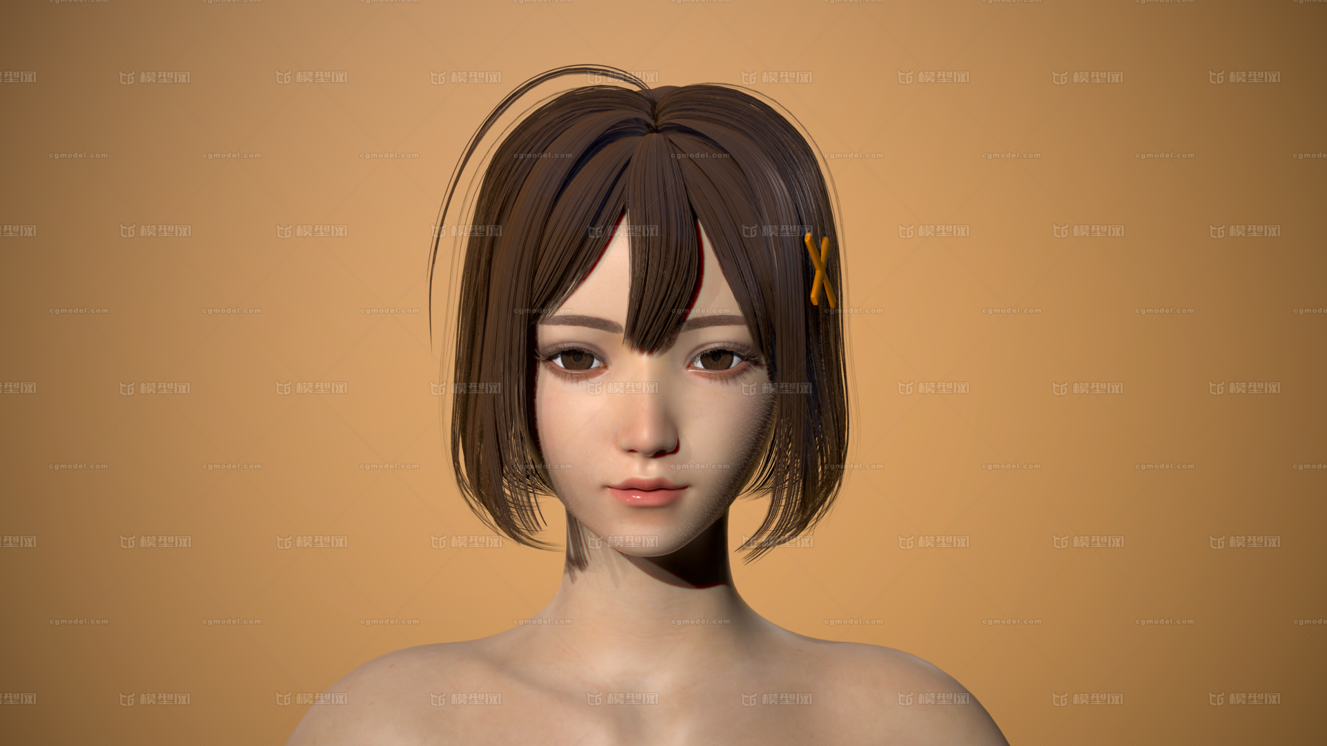 CG 次世代模型-女人模型库-Maya(.ma/.mb)模型下载-cg模型网